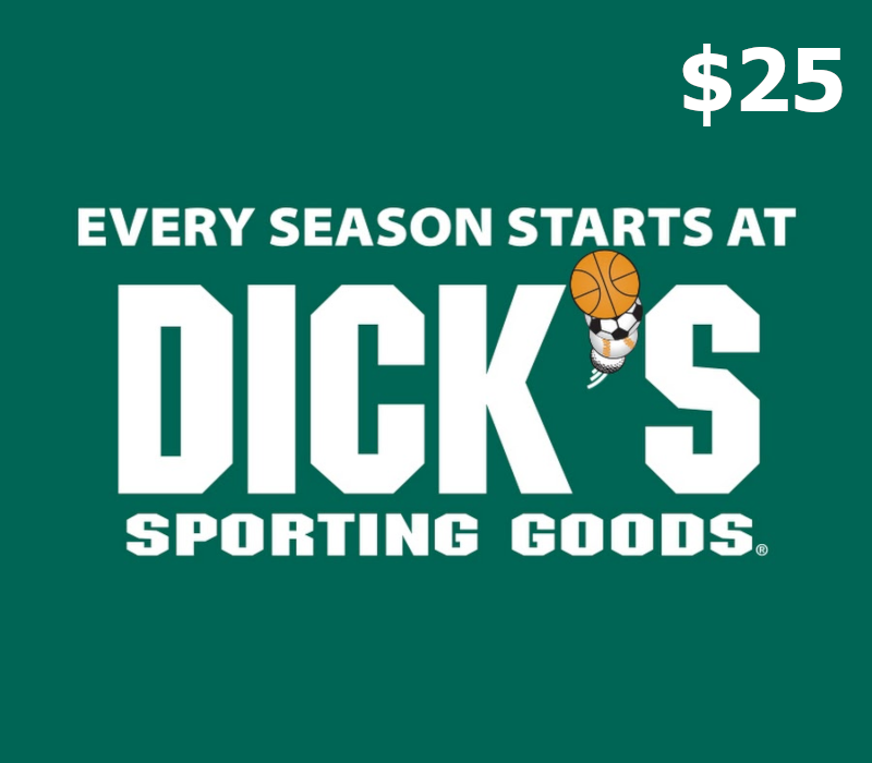 Dicks Sporting Goods Gift Card United States 30 USD - E-Gifts - Gift ...